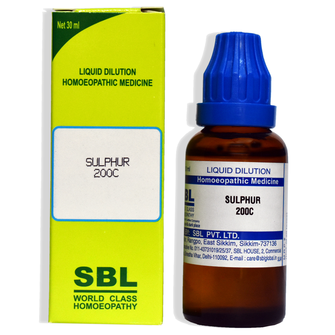 SULPHUR DL - SBL HOMEOPATHY